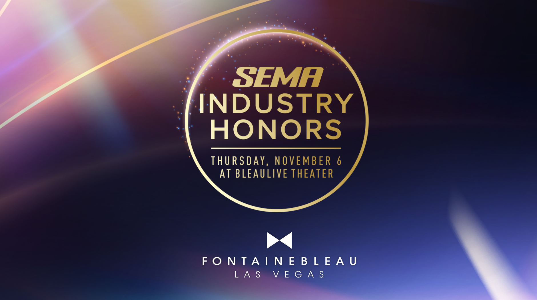 Save on Tickets to SEMA Show's Premier Awards Event | Specialty Equipment Market Association (SEMA)